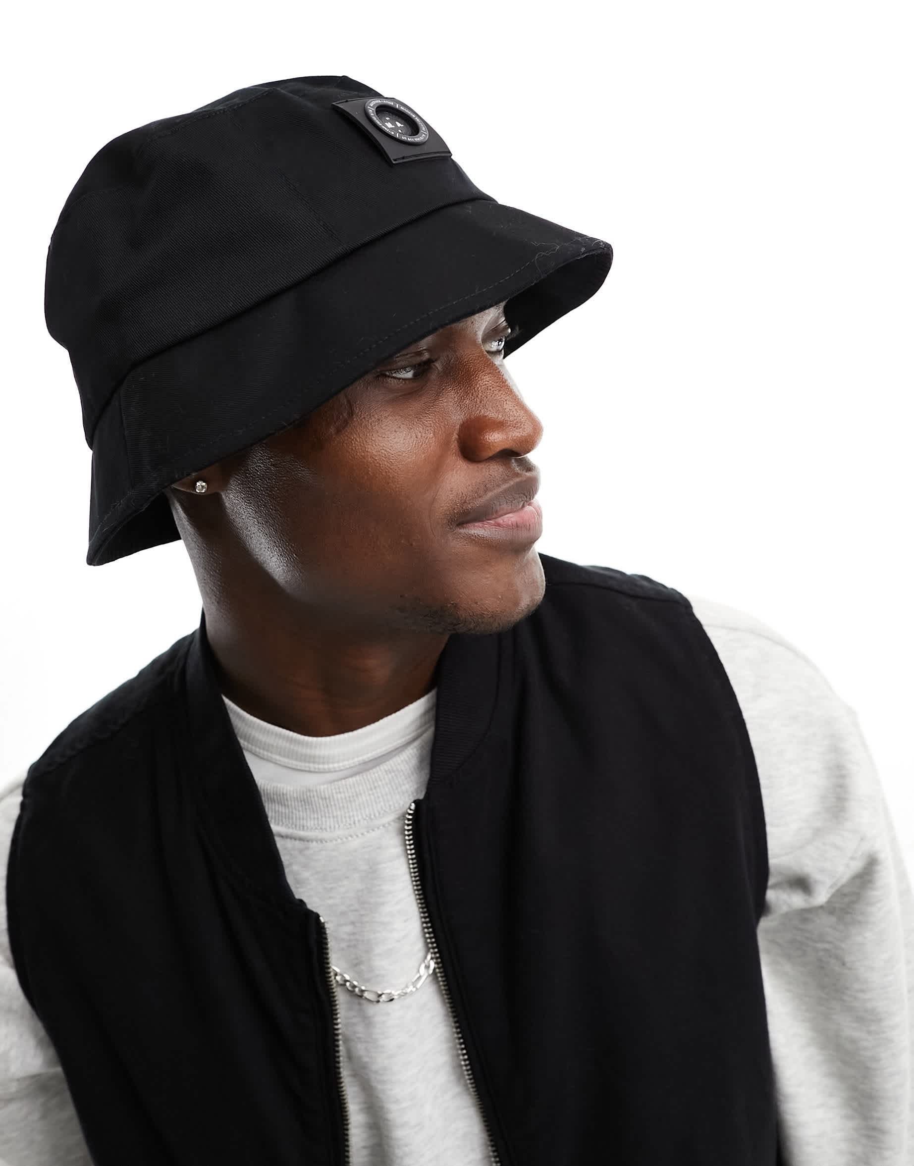 Marshall Artist siren washed bucket hat in black – ASOS Sample Sale