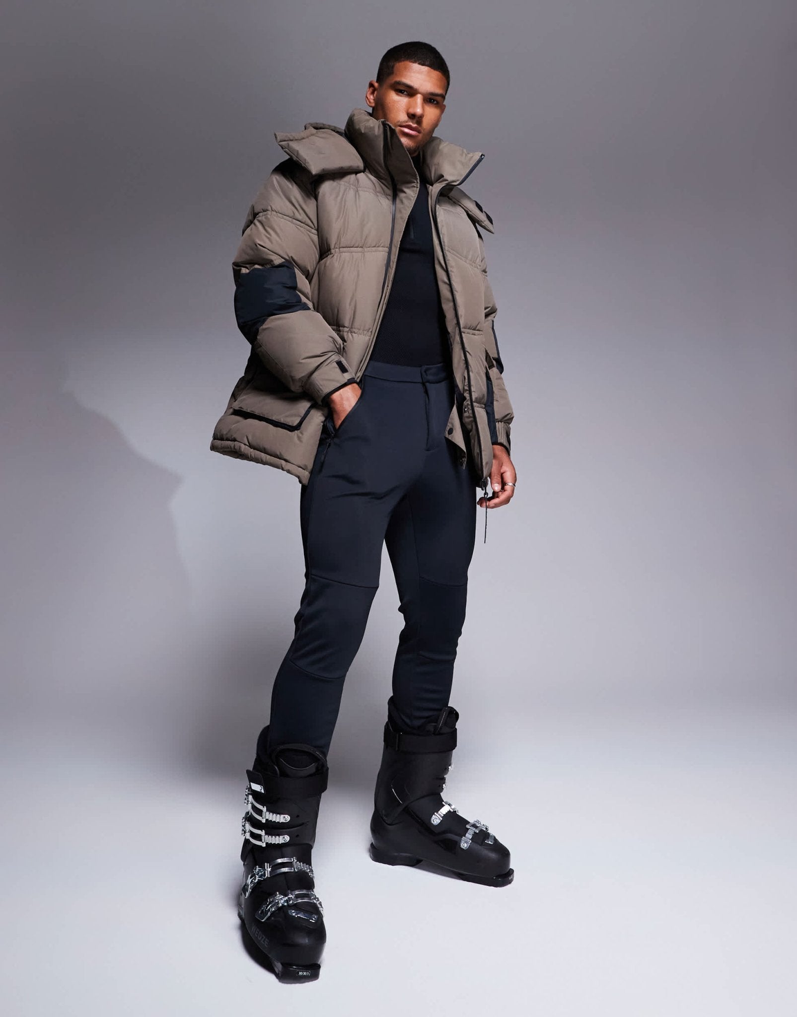4505 Ski Icon water repellent skinny leg ski pant in black – ASOS ...
